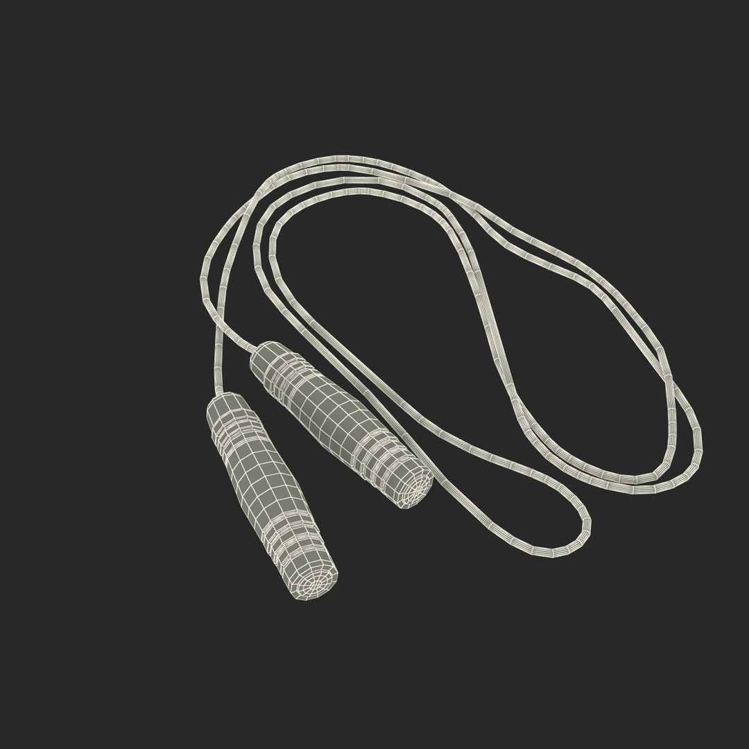 3d exercise jump rope 3 model