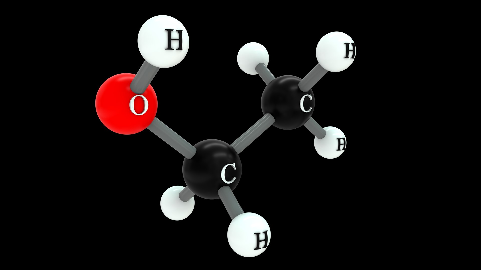3D Alcohol Structure - TurboSquid 2215756