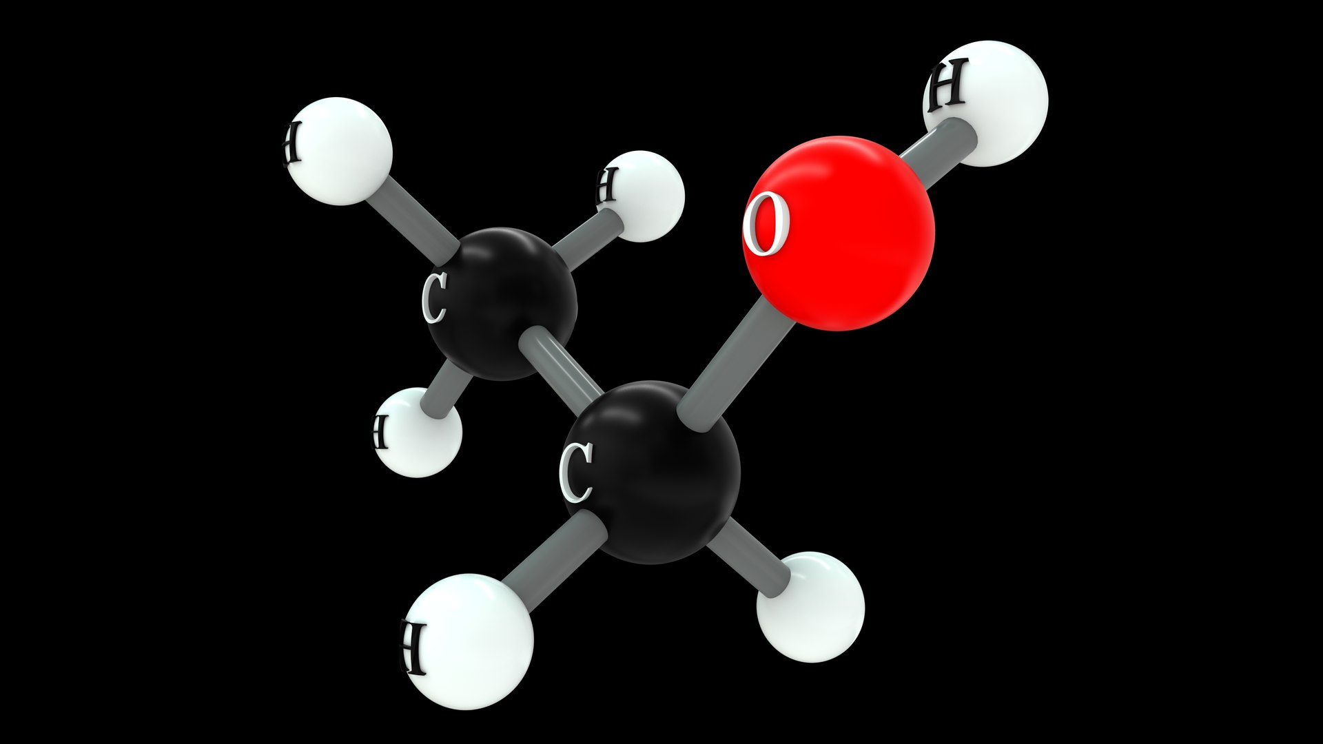3D Alcohol Structure - TurboSquid 2215756