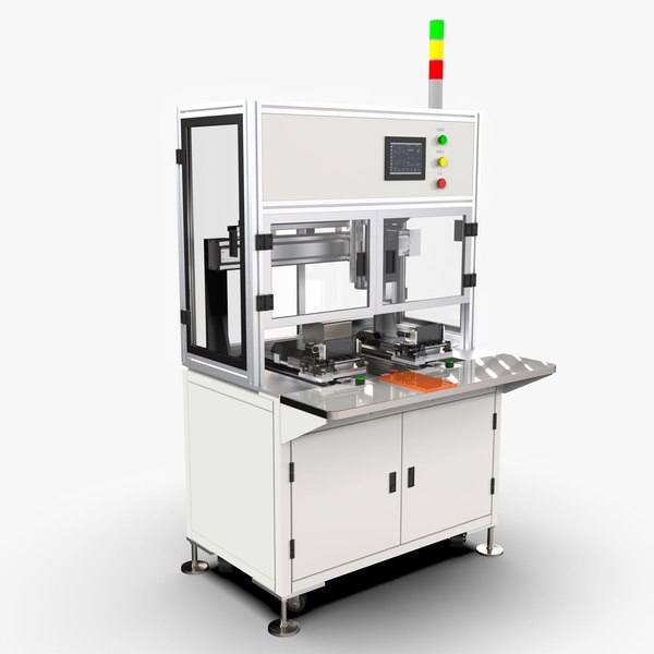 modelo 3d Automatic Double Station Mobile Phone Shell Polishing Machine ...