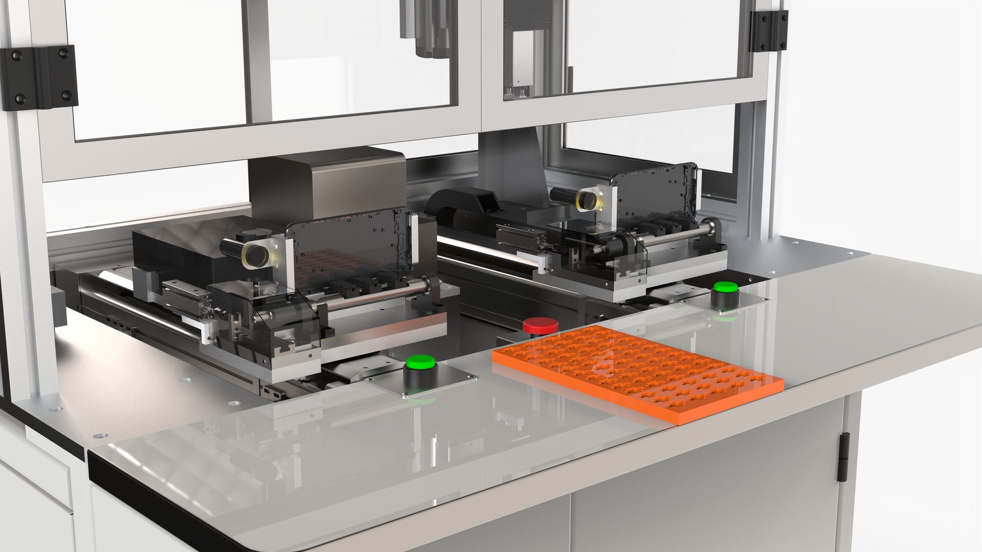 3D Automatic Double Station Mobile Phone Shell Polishing Machine Model ...