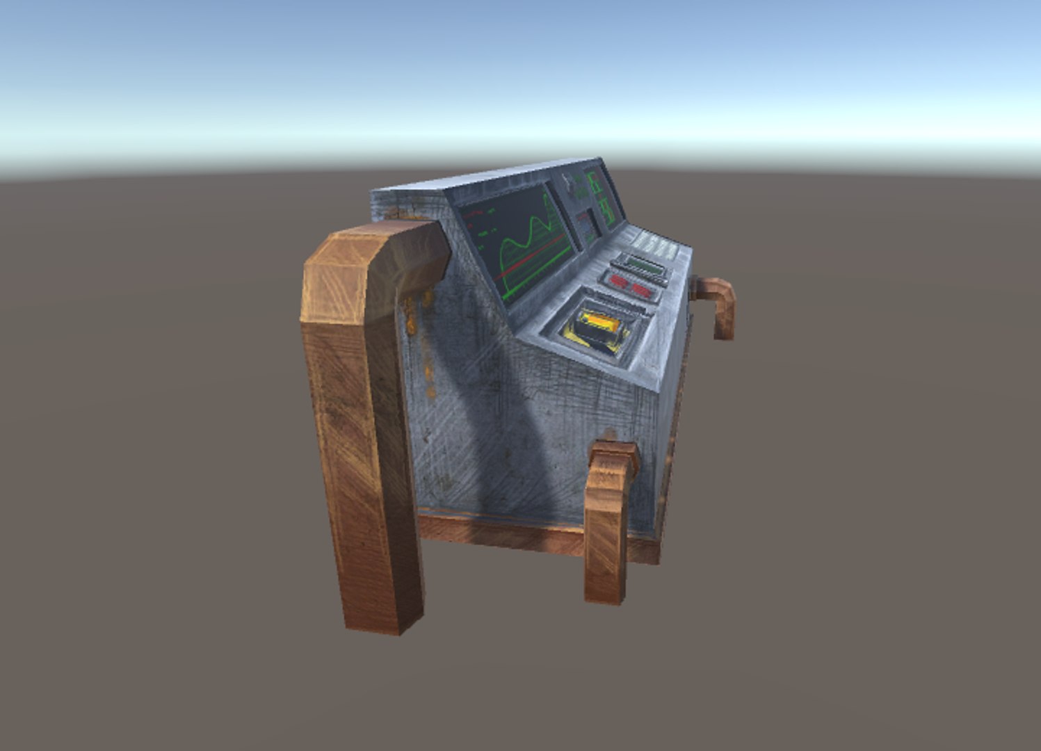 3d Retro Control Panel