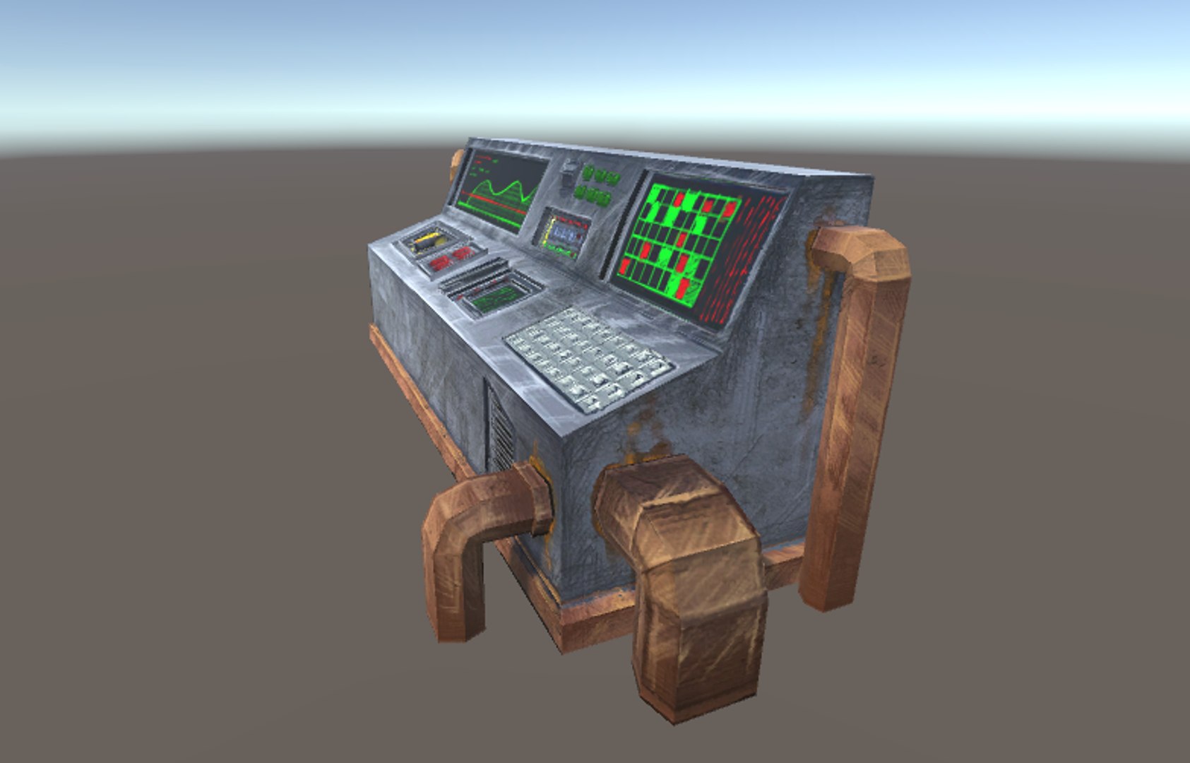 3d Retro Control Panel