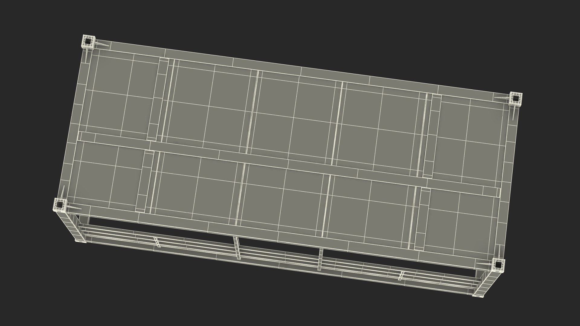 Container Walkway Platform Unit White 3D Model - TurboSquid 2433527