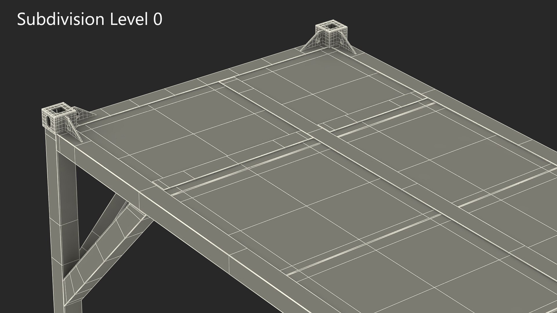 Container Walkway Platform Unit White 3D Model - TurboSquid 2433527