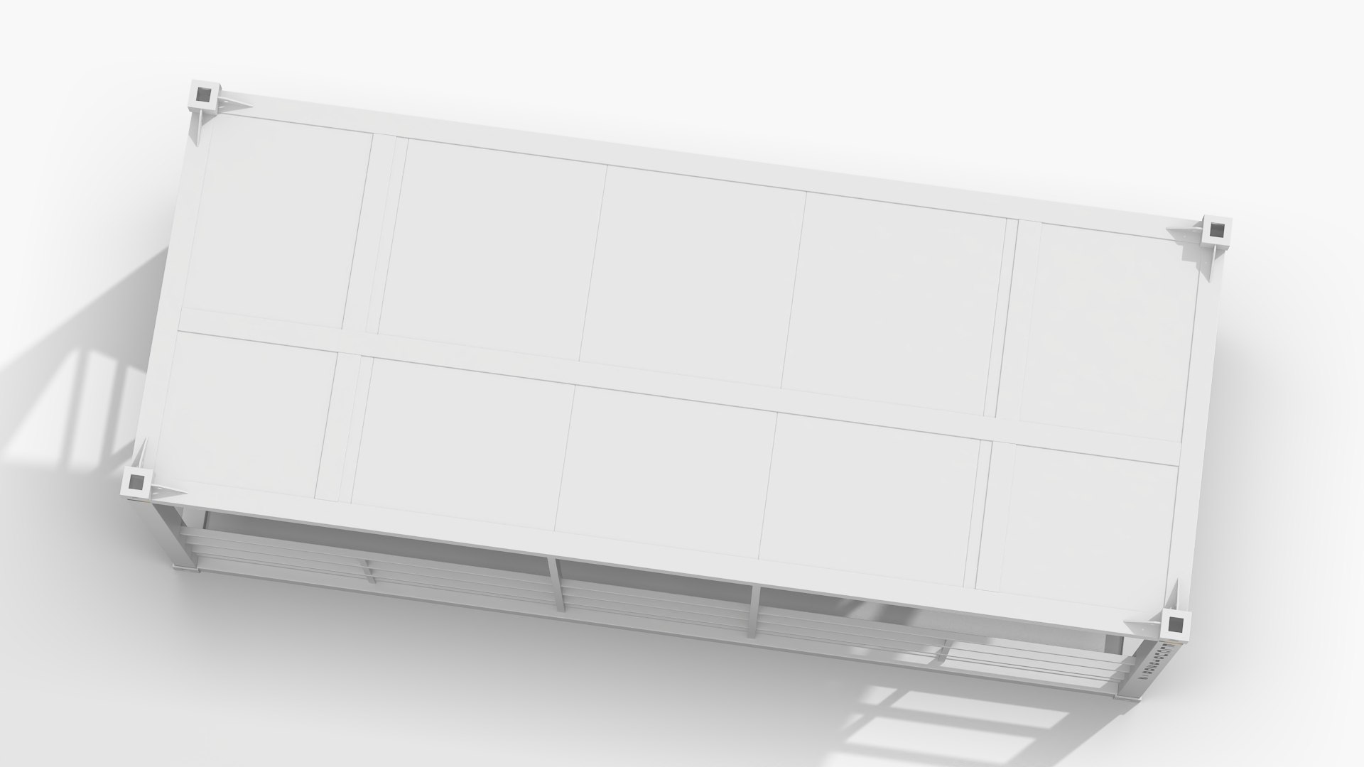 Container Walkway Platform Unit White 3D Model - TurboSquid 2433527