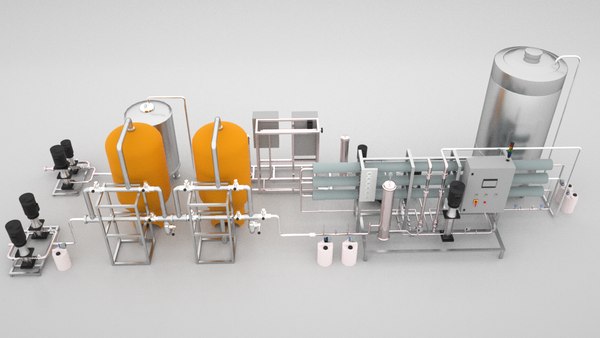 Water purification ro 3D model - TurboSquid 1612783