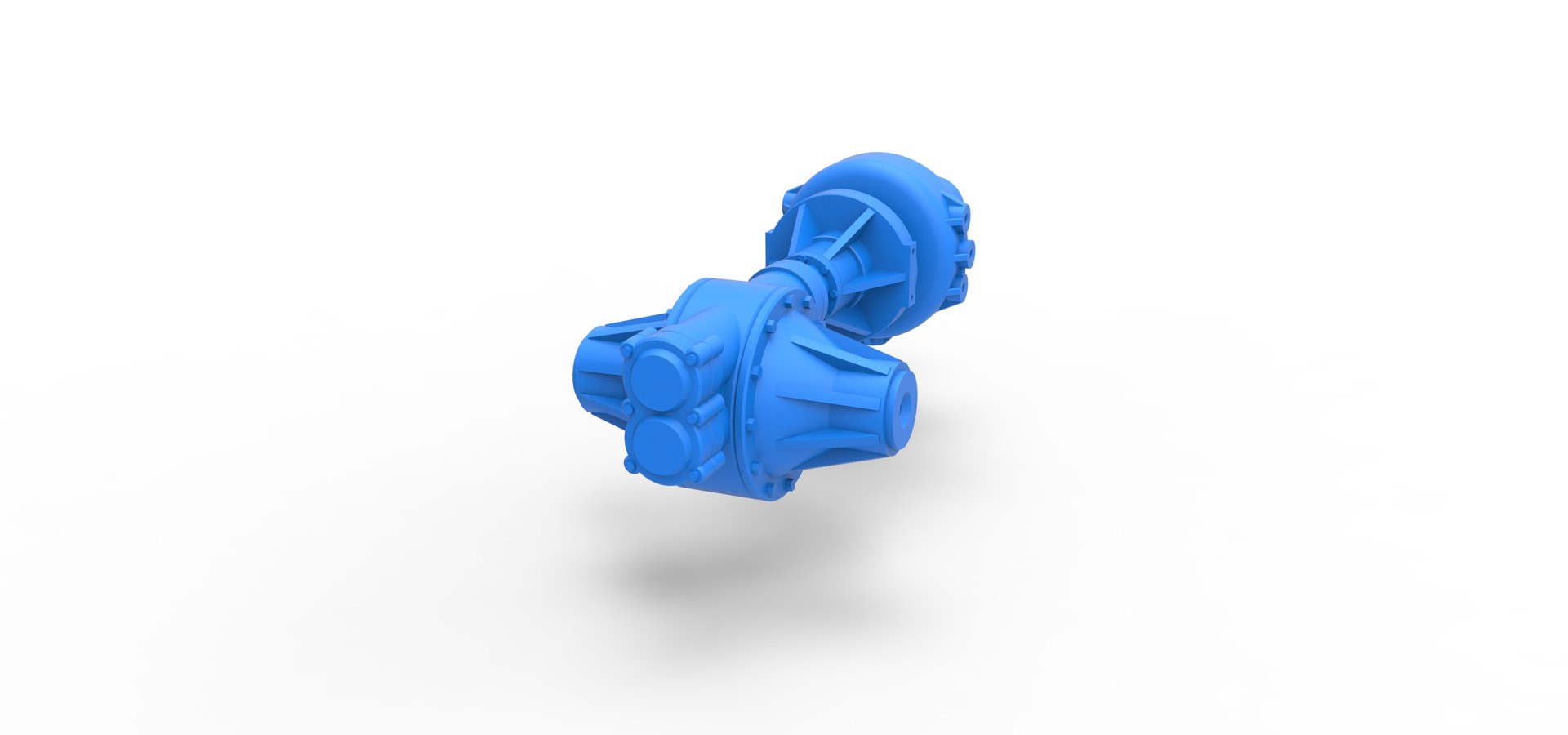 3D Diecast Turbo drag axle Scale 1 to 25 - TurboSquid 2133021