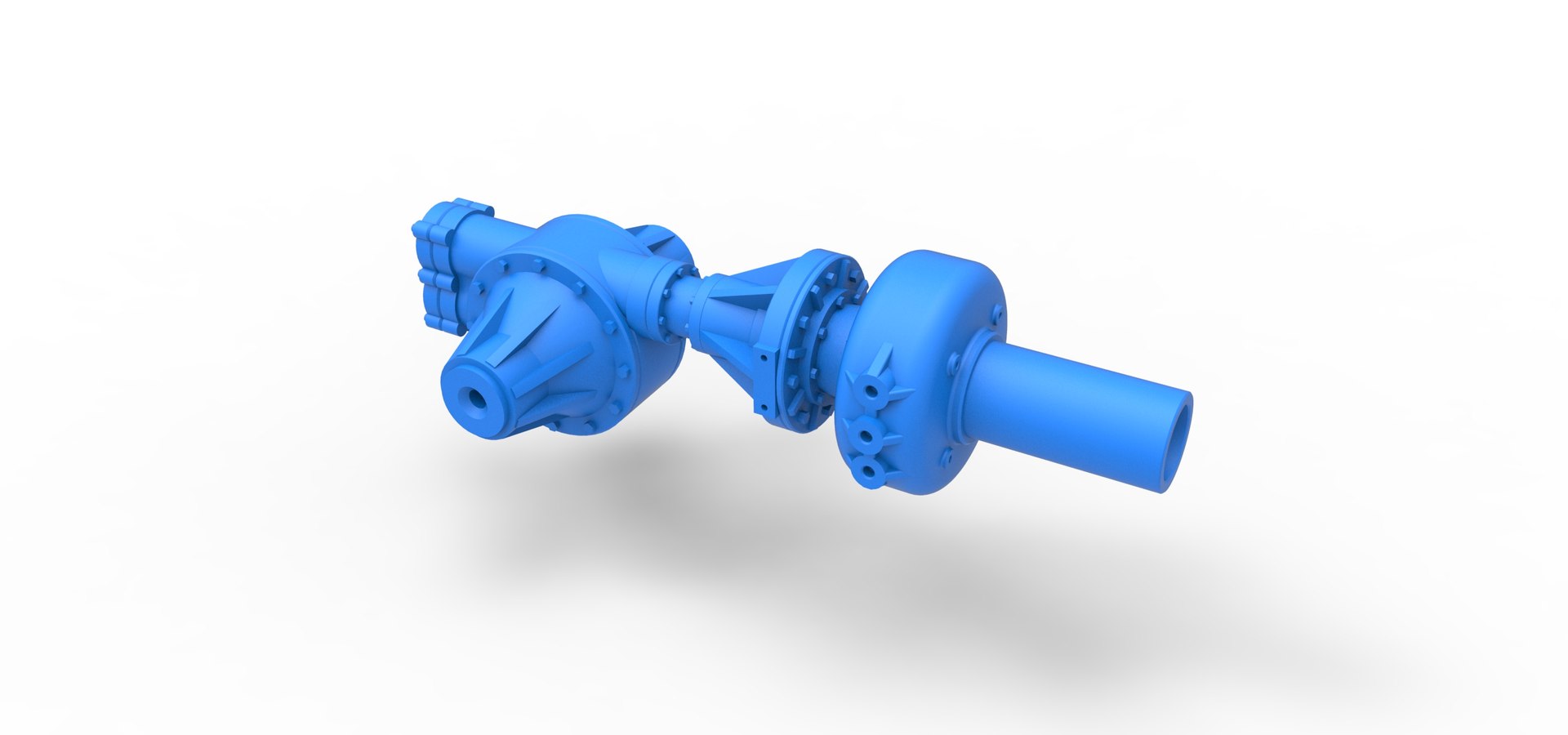 3D Diecast Turbo drag axle Scale 1 to 25 - TurboSquid 2133021