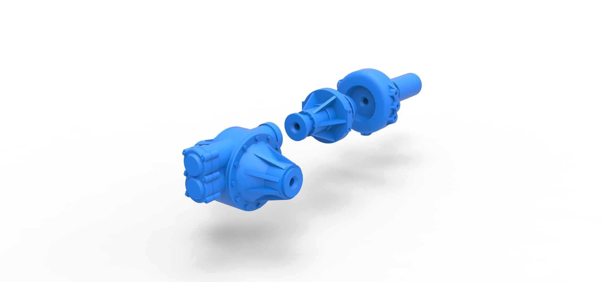 3D Diecast Turbo drag axle Scale 1 to 25 - TurboSquid 2133021