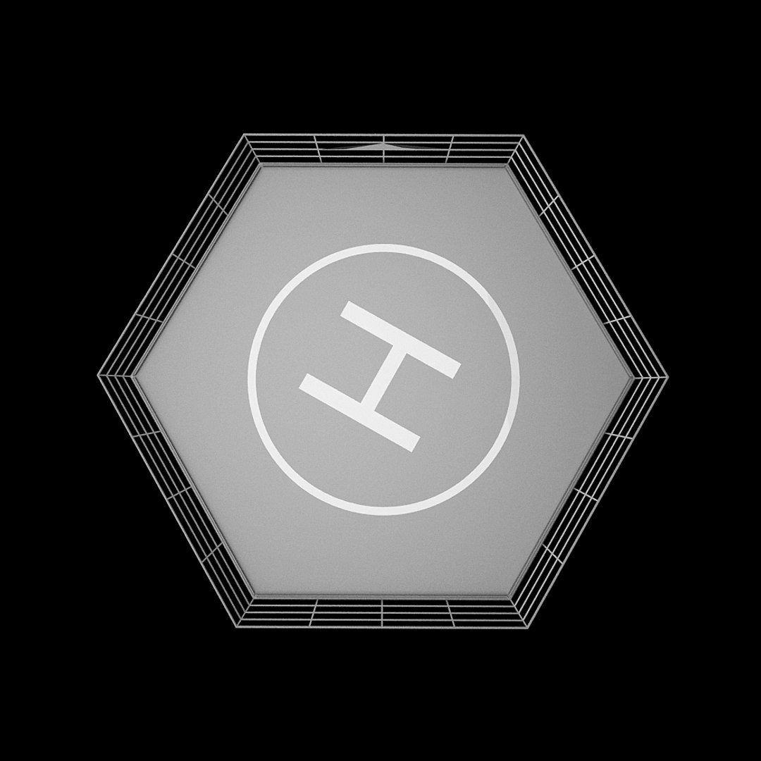 3d Helipad Model
