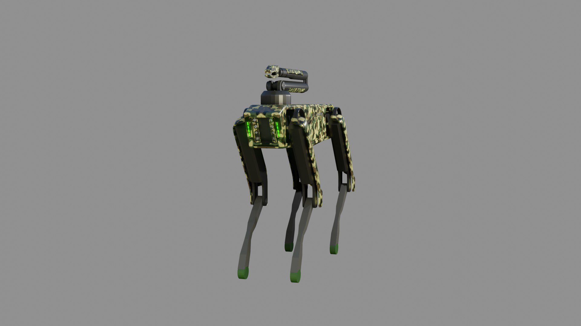 Robotic Dog With Arm - Low Poly PBR- Game Ready 3D - TurboSquid 1850077