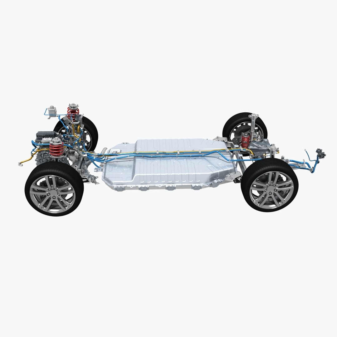 3D chassis electric car - TurboSquid 1649597