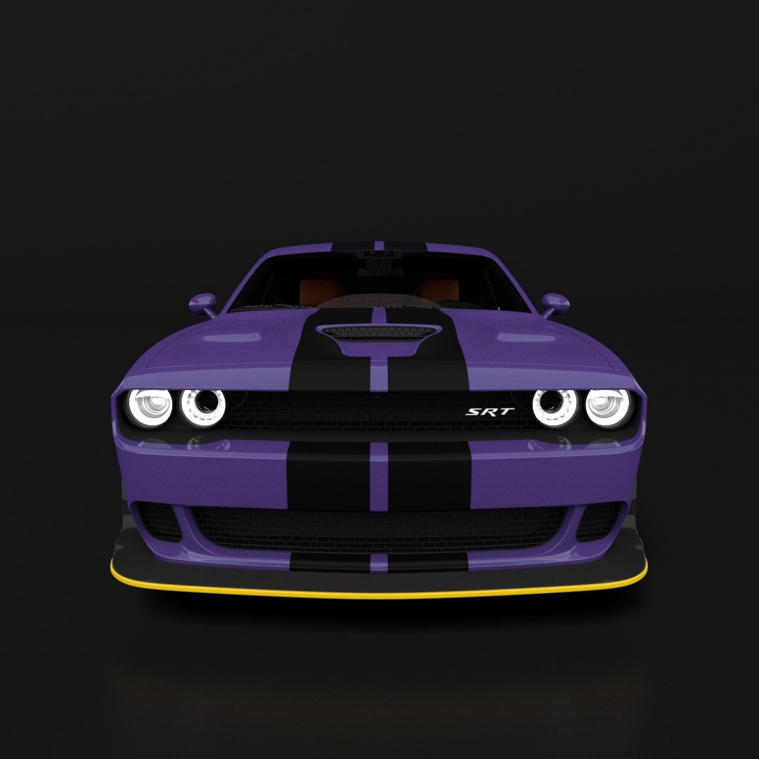 3D Dodge Challenger SRT Hellcat Model - TurboSquid 2318884