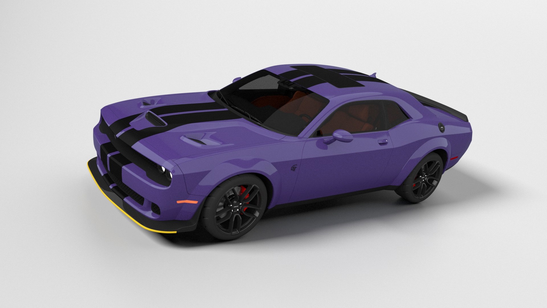 3D Dodge Challenger SRT Hellcat Model - TurboSquid 2318884