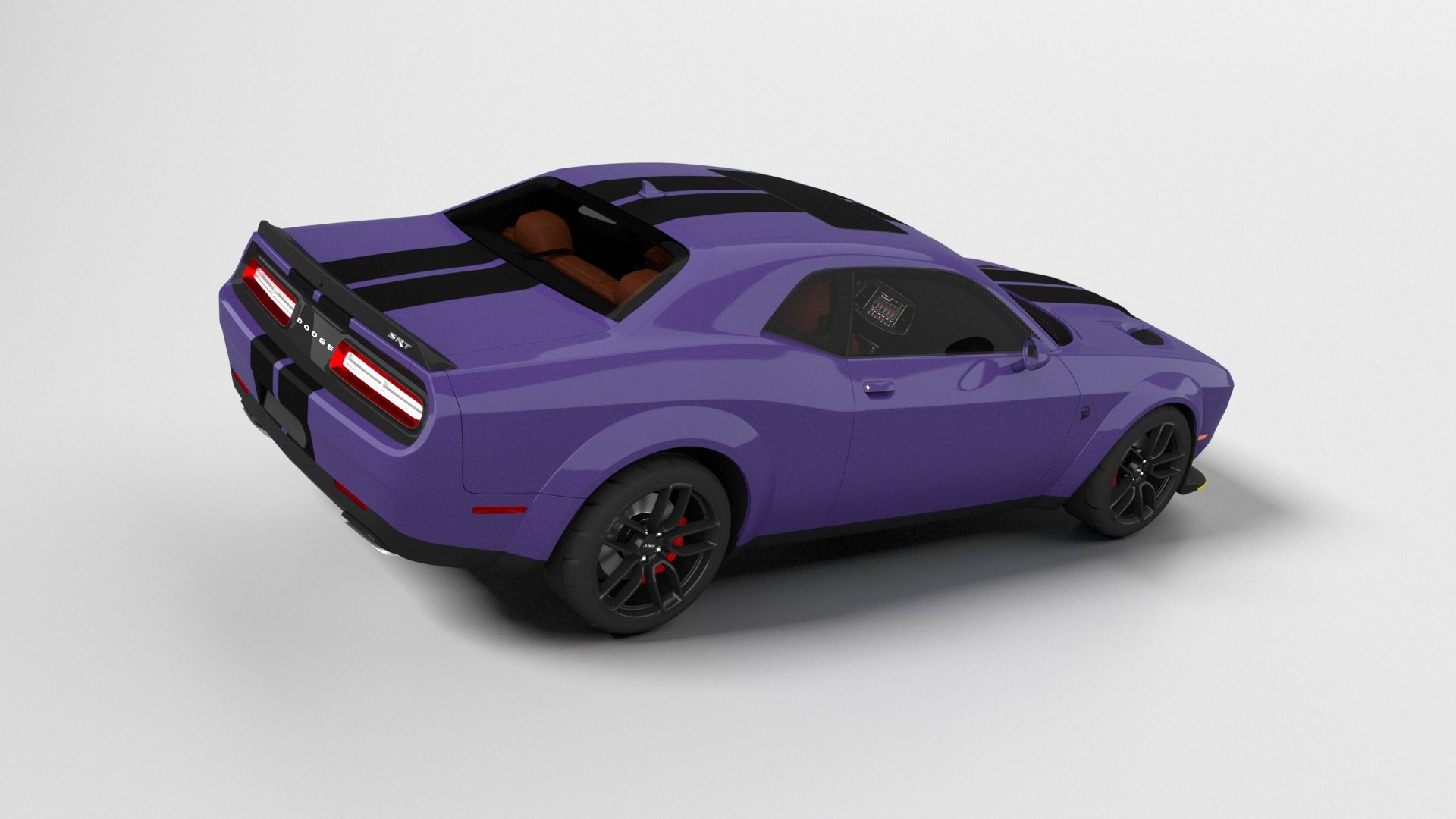 3D Dodge Challenger SRT Hellcat Model - TurboSquid 2318884
