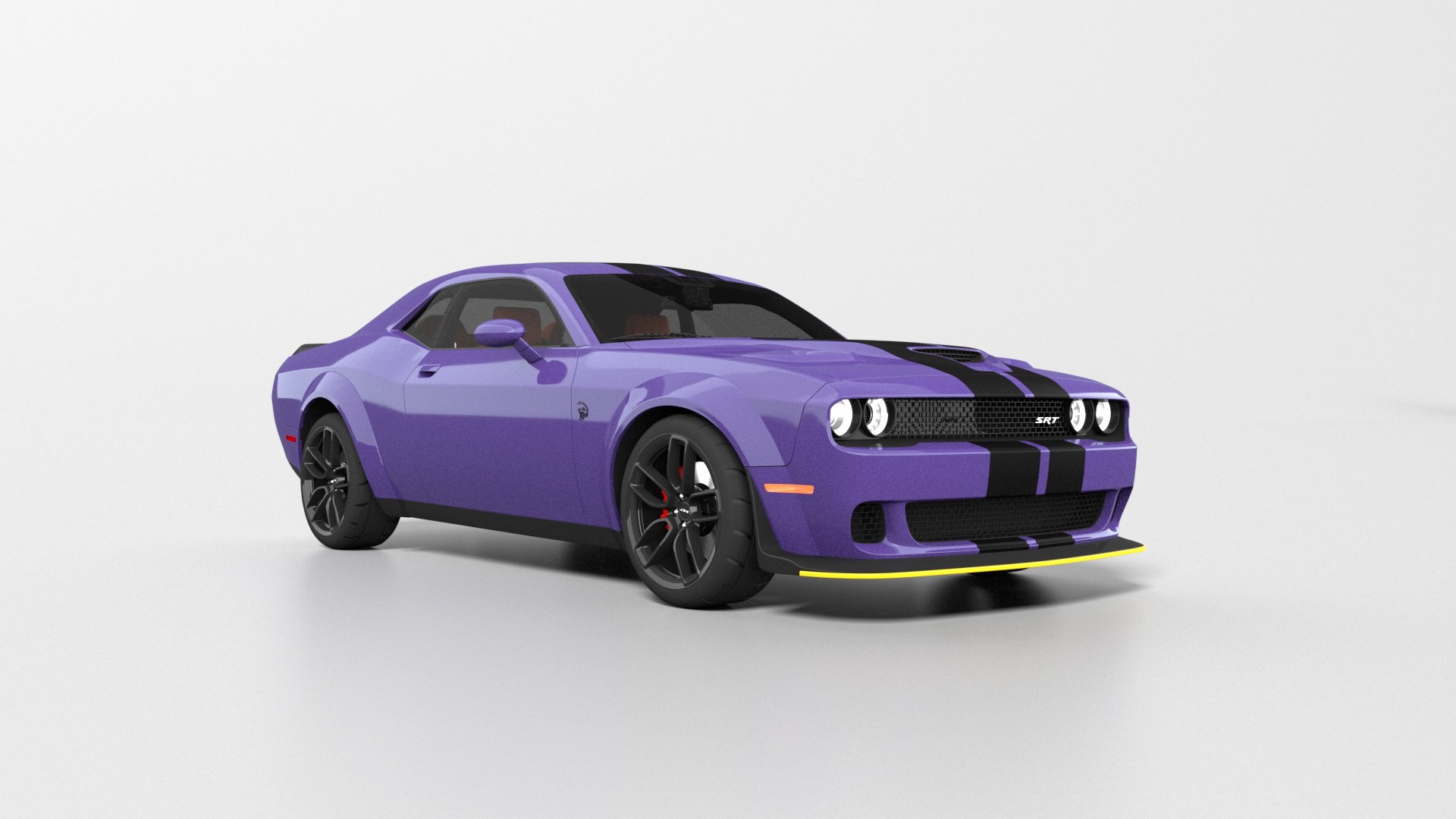 3D Dodge Challenger SRT Hellcat Model - TurboSquid 2318884