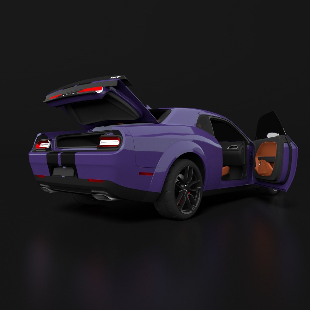 3D Dodge Challenger SRT Hellcat Model - TurboSquid 2318884