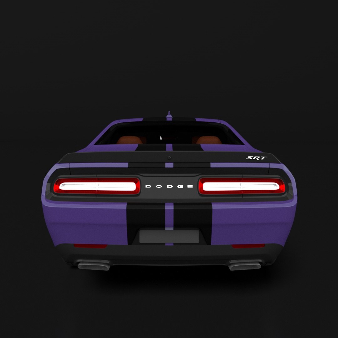 3D Dodge Challenger SRT Hellcat Model - TurboSquid 2318884