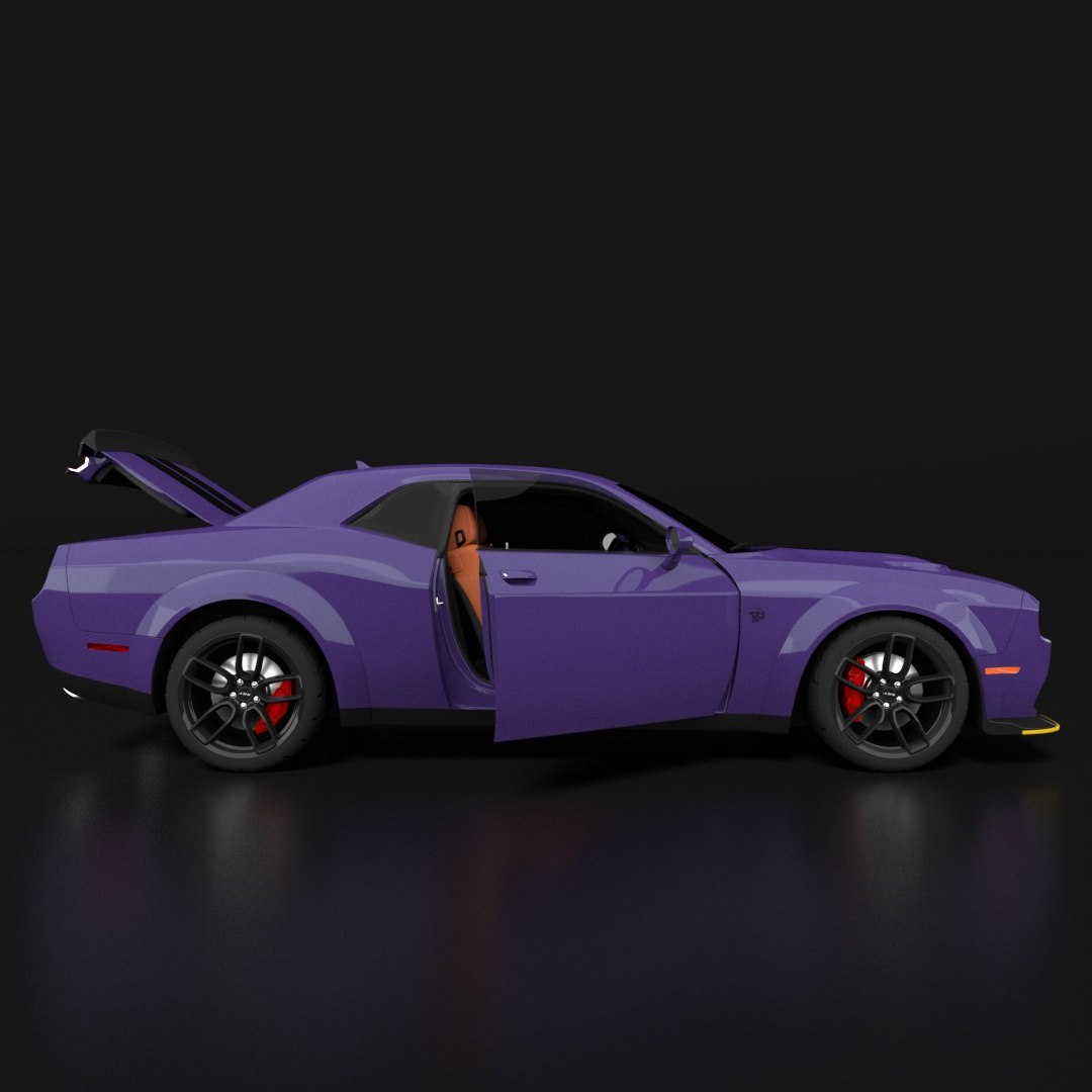 3D Dodge Challenger SRT Hellcat Model - TurboSquid 2318884