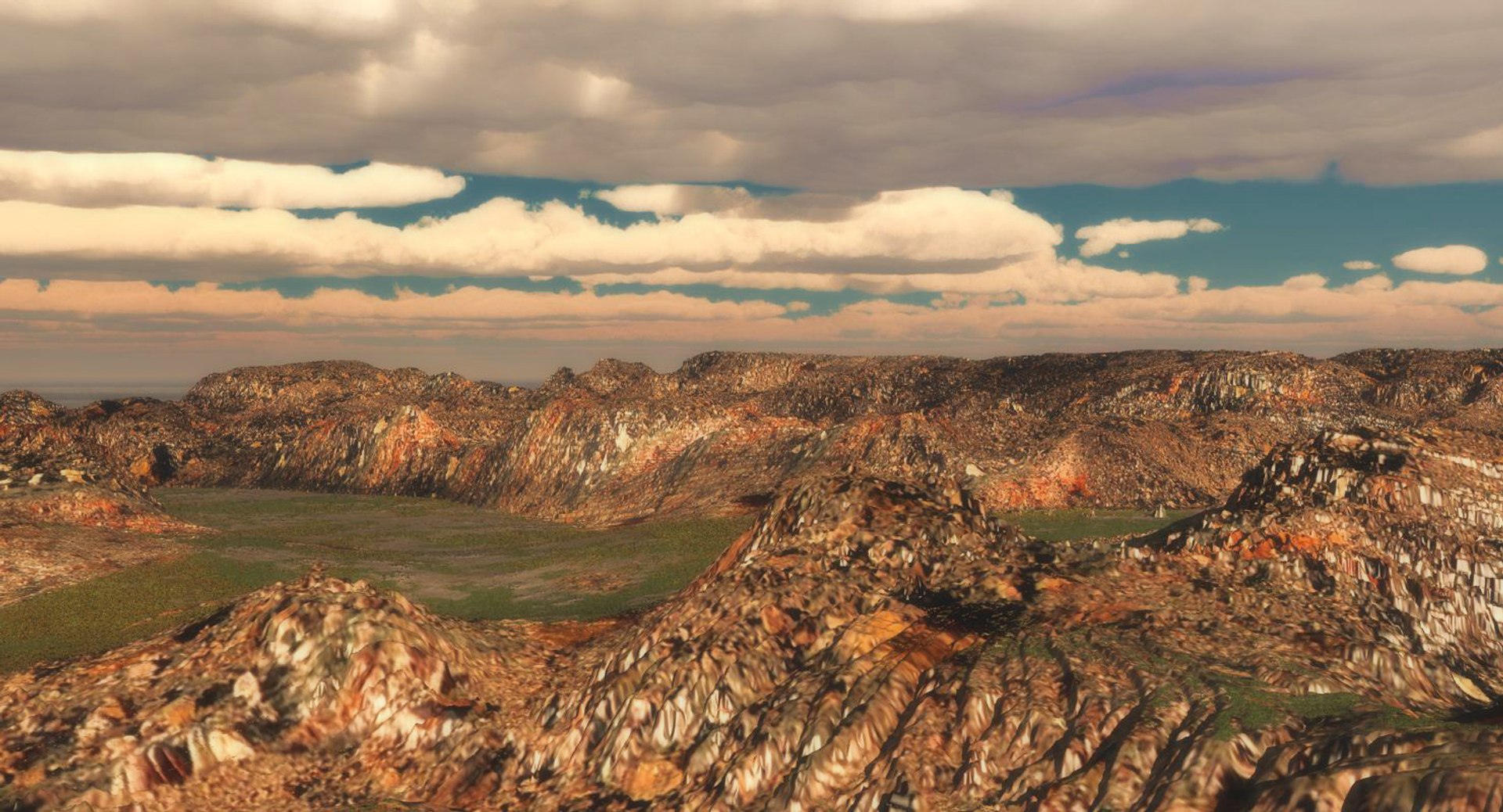 Terrain Landscape 3d 3ds