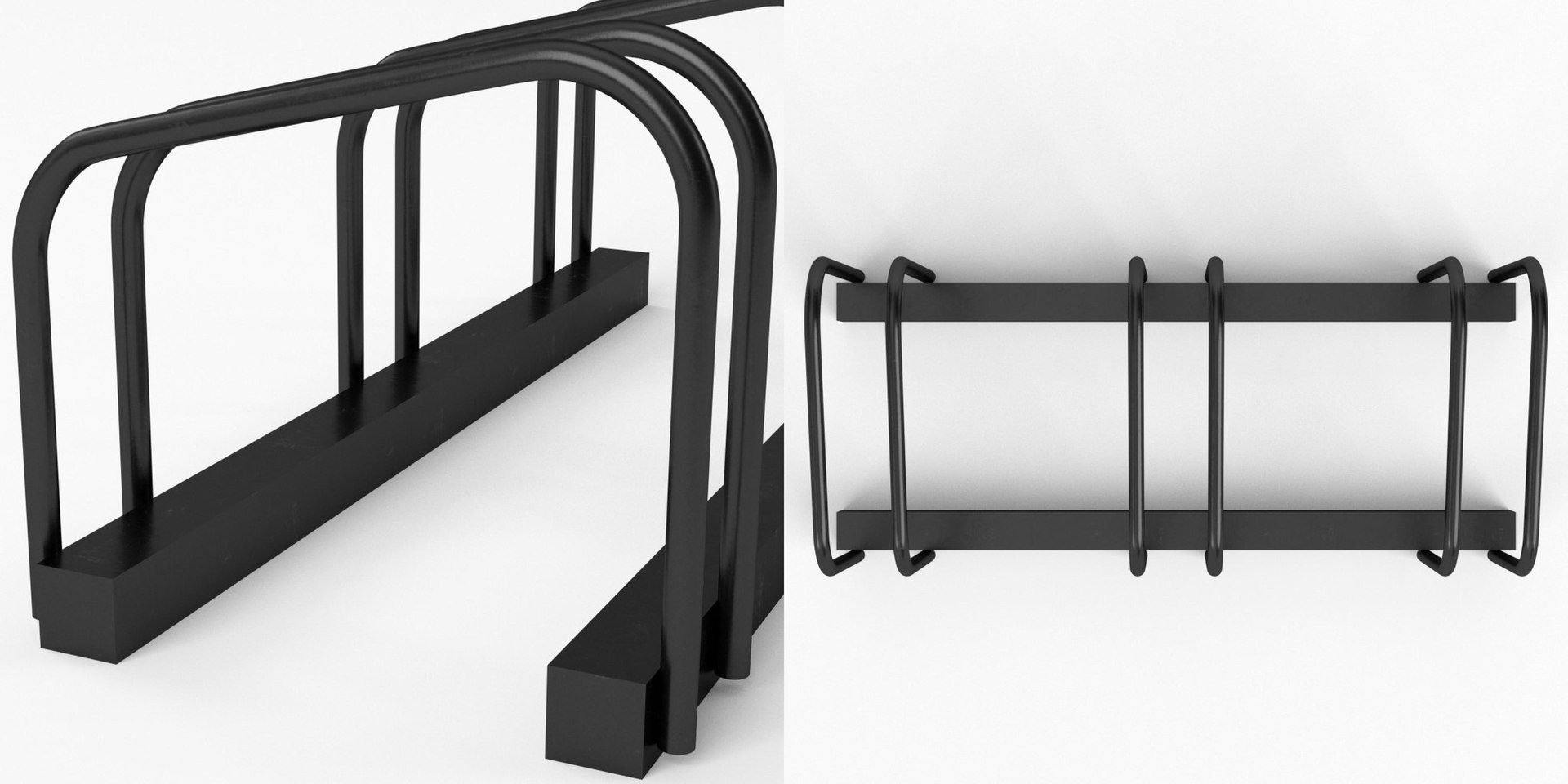 Bicycle Racks 2 Model - TurboSquid 1524438