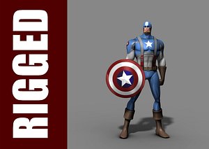 3d model of spider-man rig character