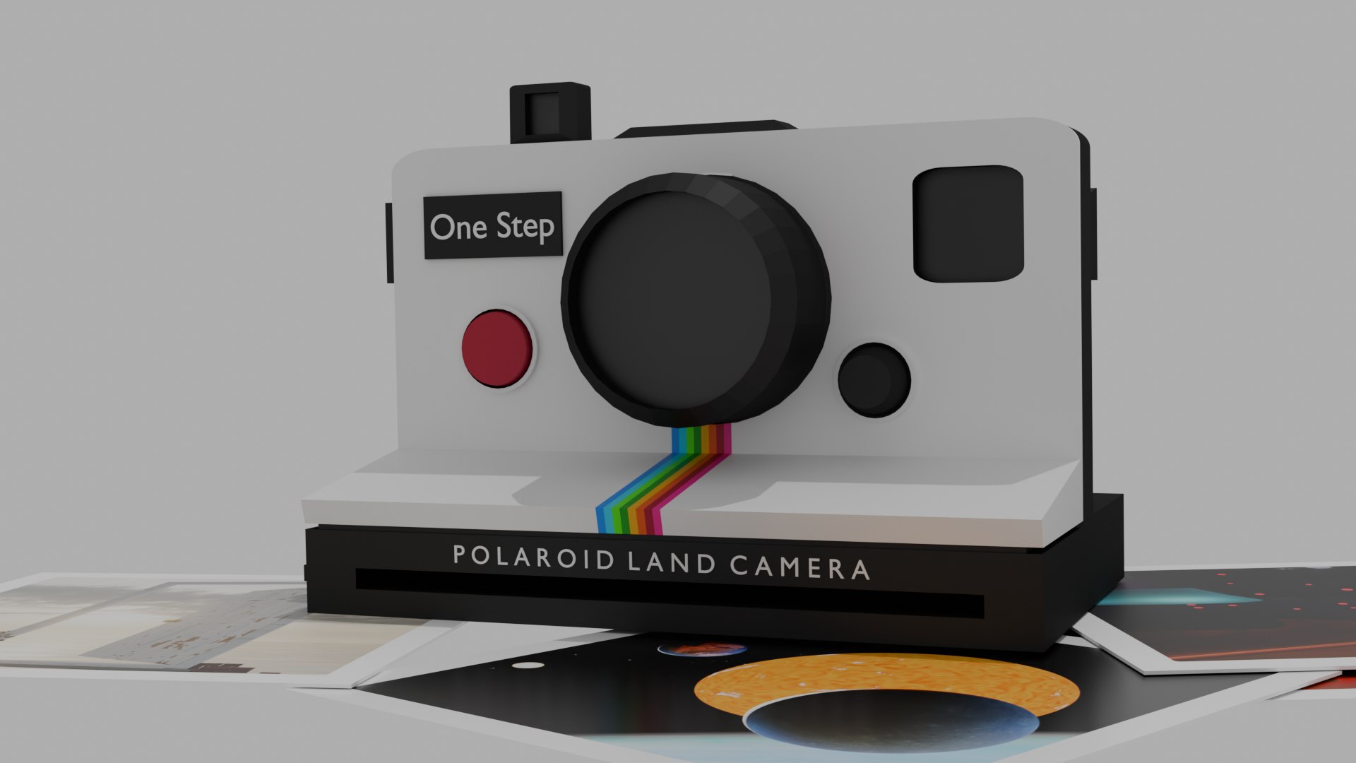 Polaroid Camera 3D Model - TurboSquid 2221694