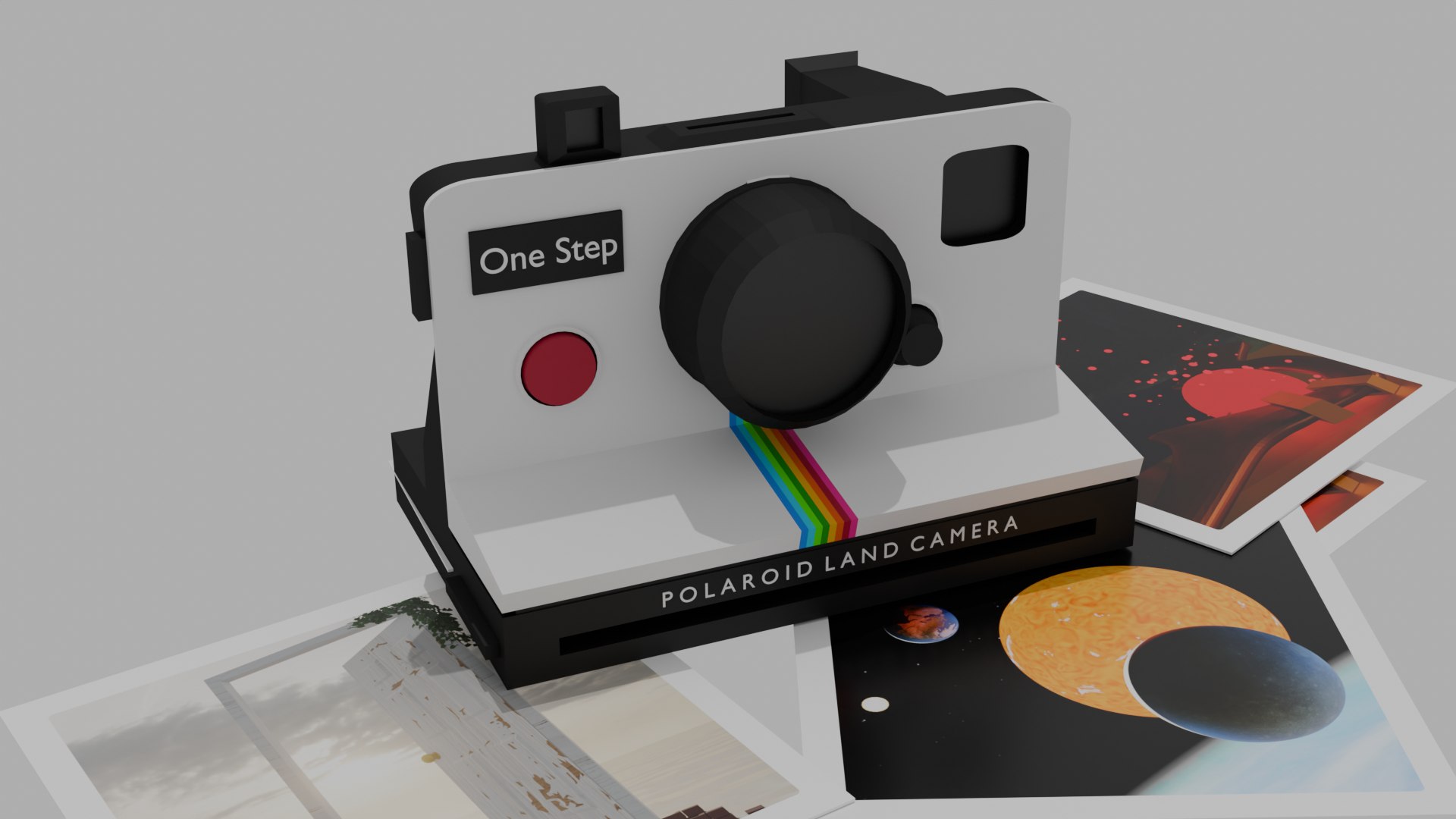 Polaroid Camera 3D Model - TurboSquid 2221694