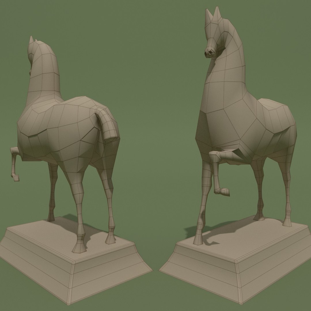 Max Horse Statuette