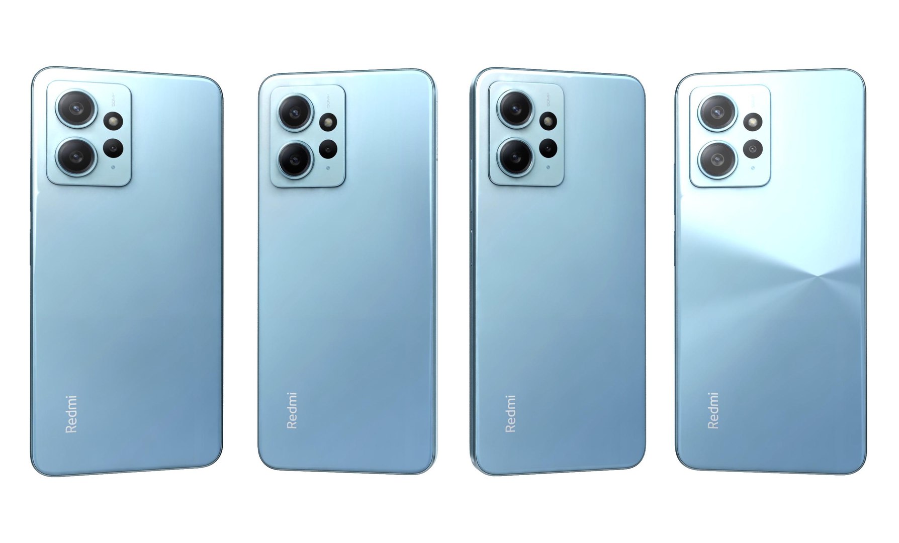 3D Xiaomi Redmi Note 12 4G All Colors model - TurboSquid 2049368