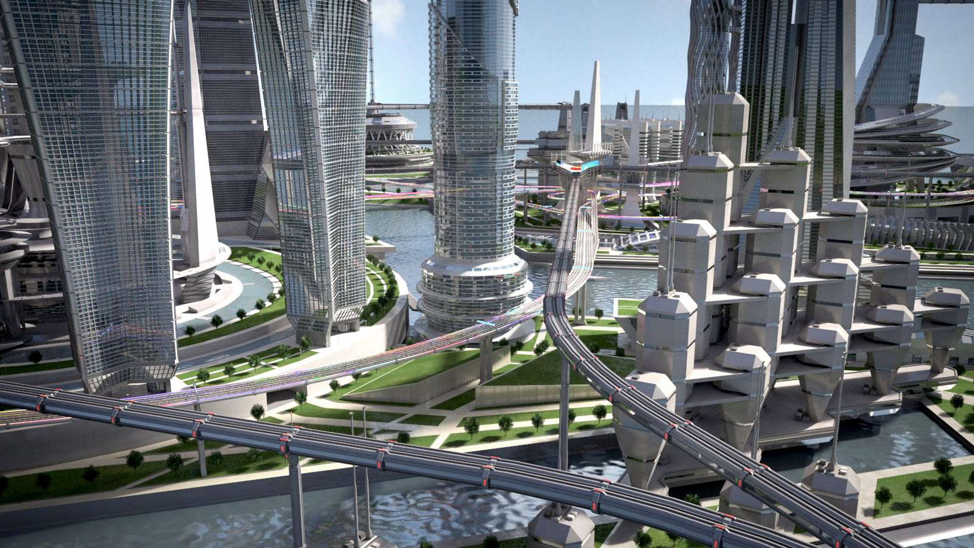 3D future city earth - TurboSquid 1299039