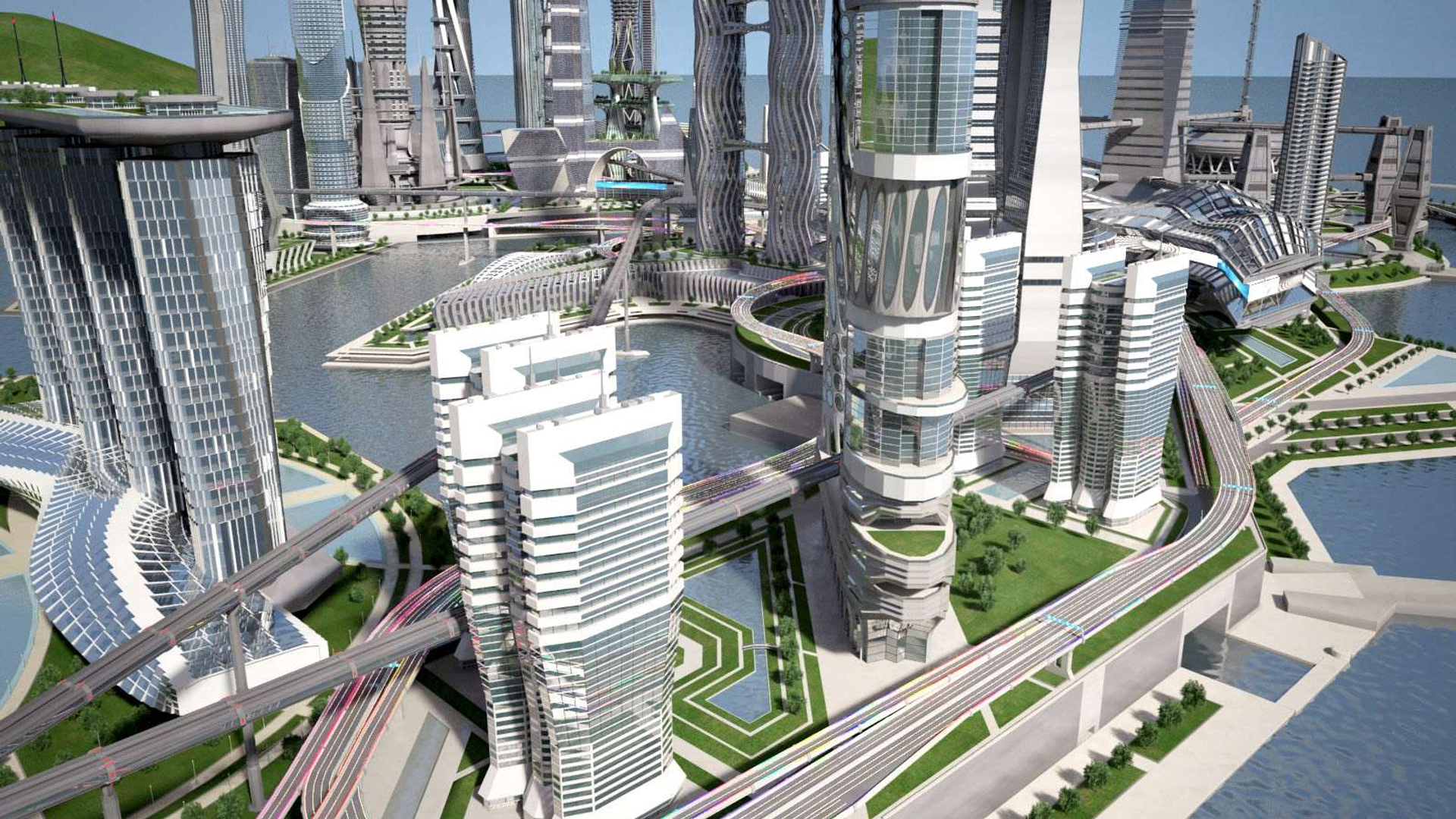 3D future city earth - TurboSquid 1299039