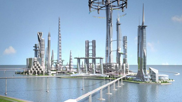 3D future city earth - TurboSquid 1299039
