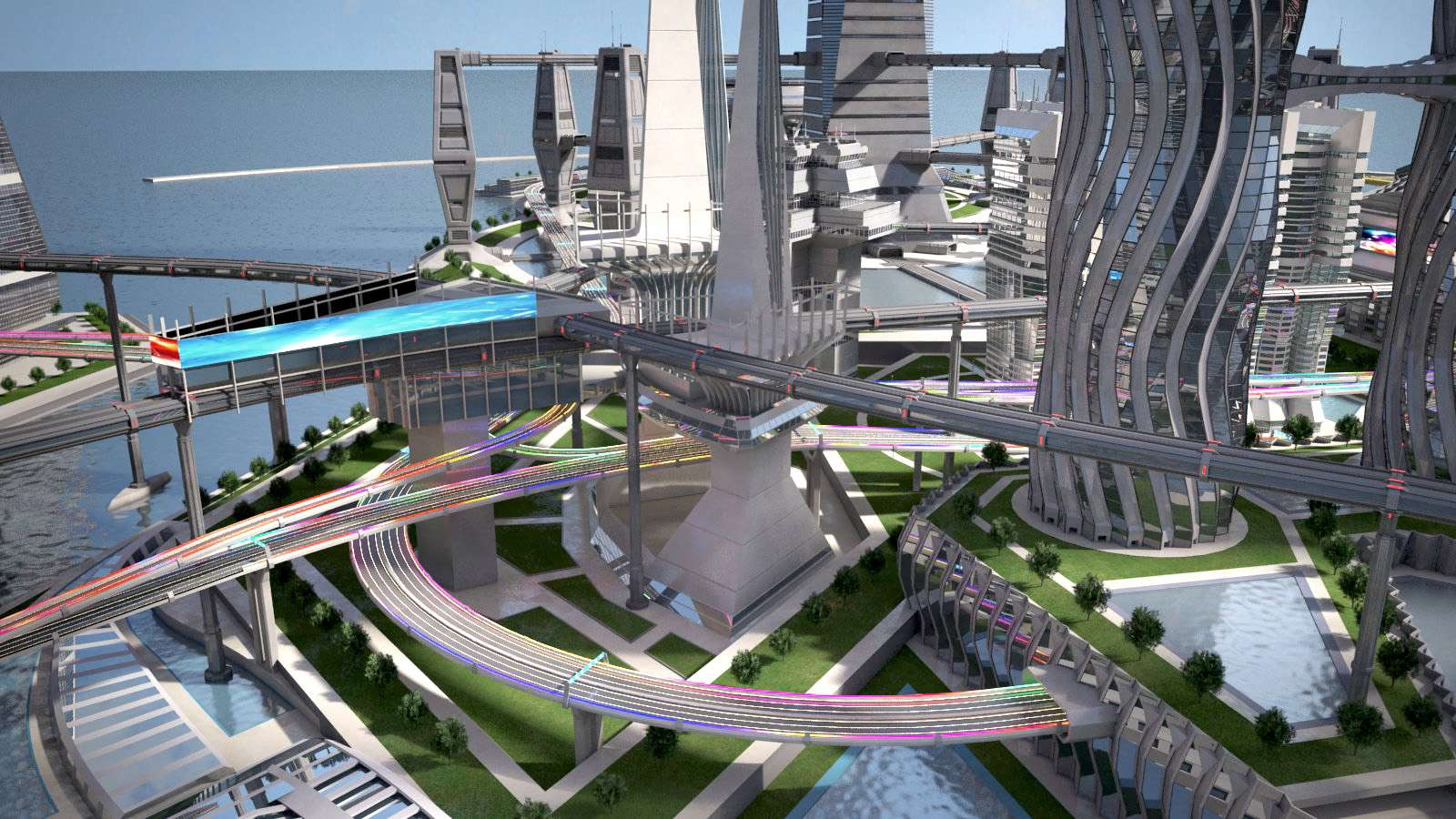 3D future city earth - TurboSquid 1299039