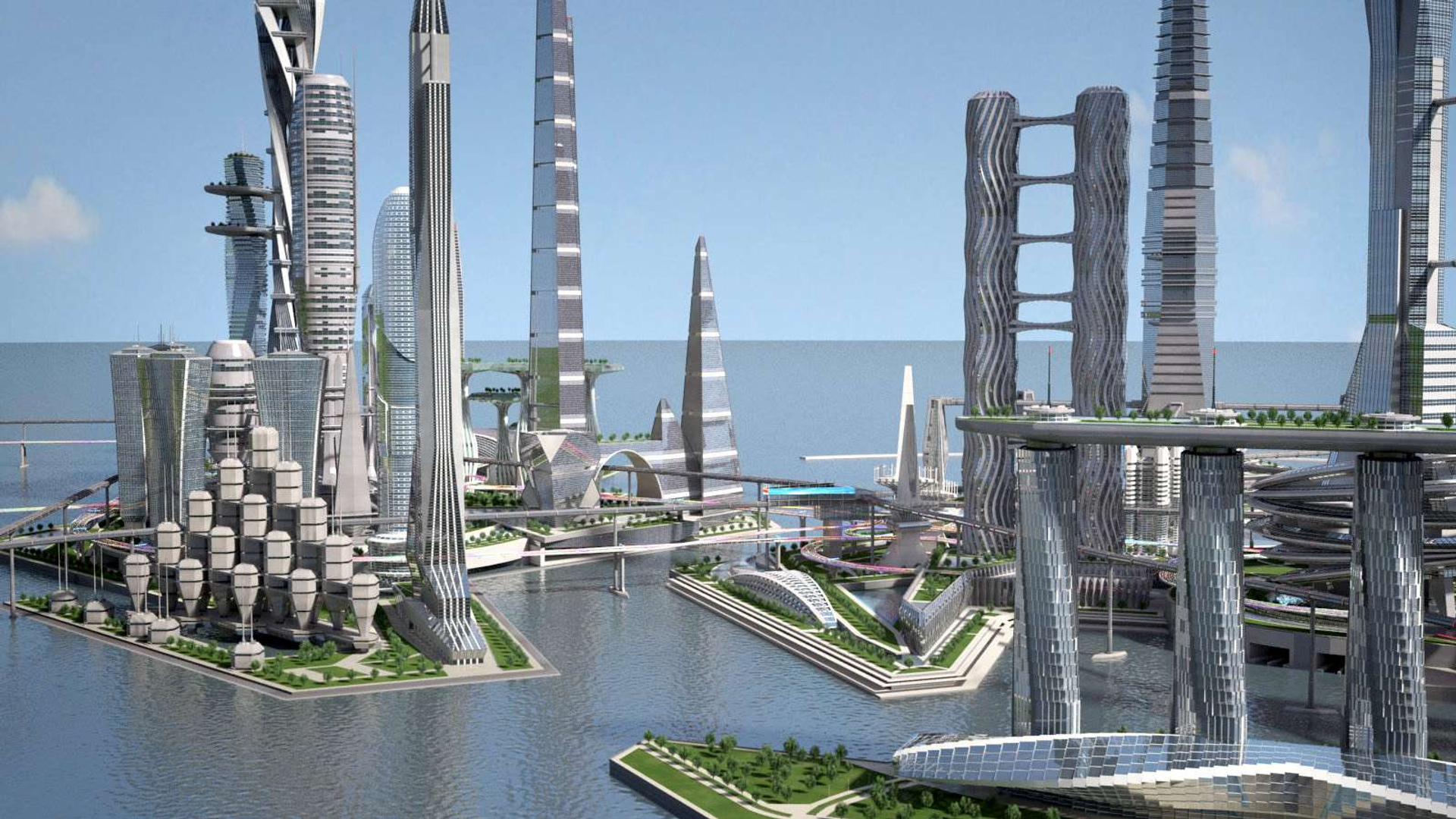 3D future city earth - TurboSquid 1299039