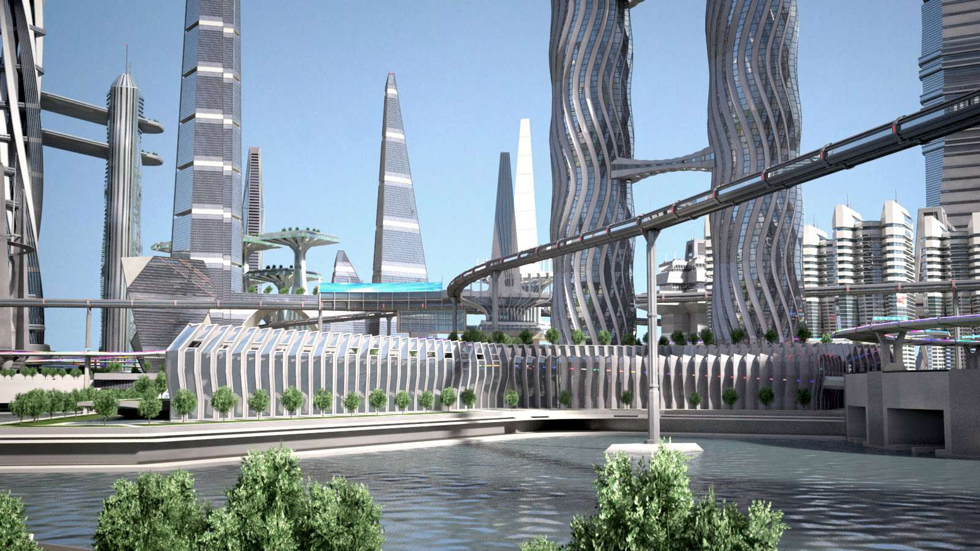 3D future city earth - TurboSquid 1299039