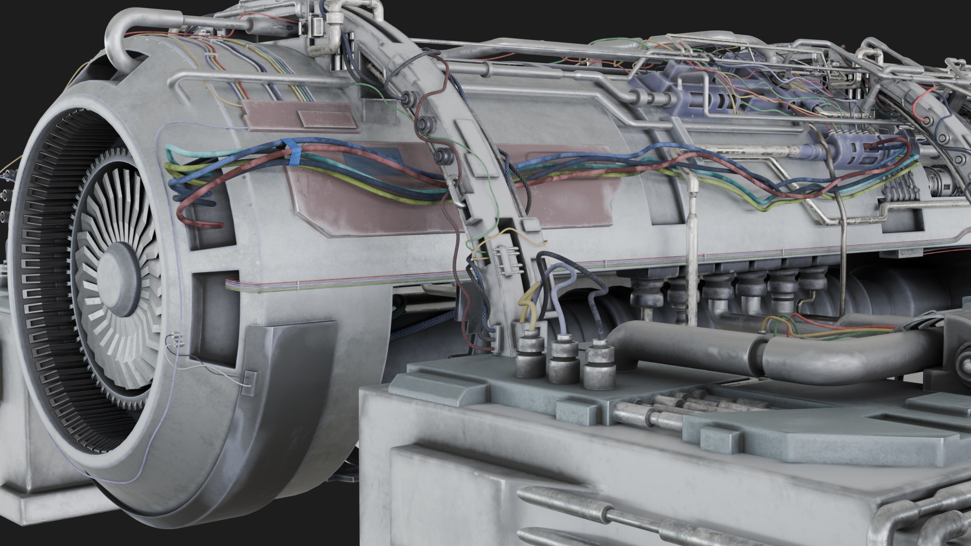 3D Model Jet Engine - TurboSquid 2324705