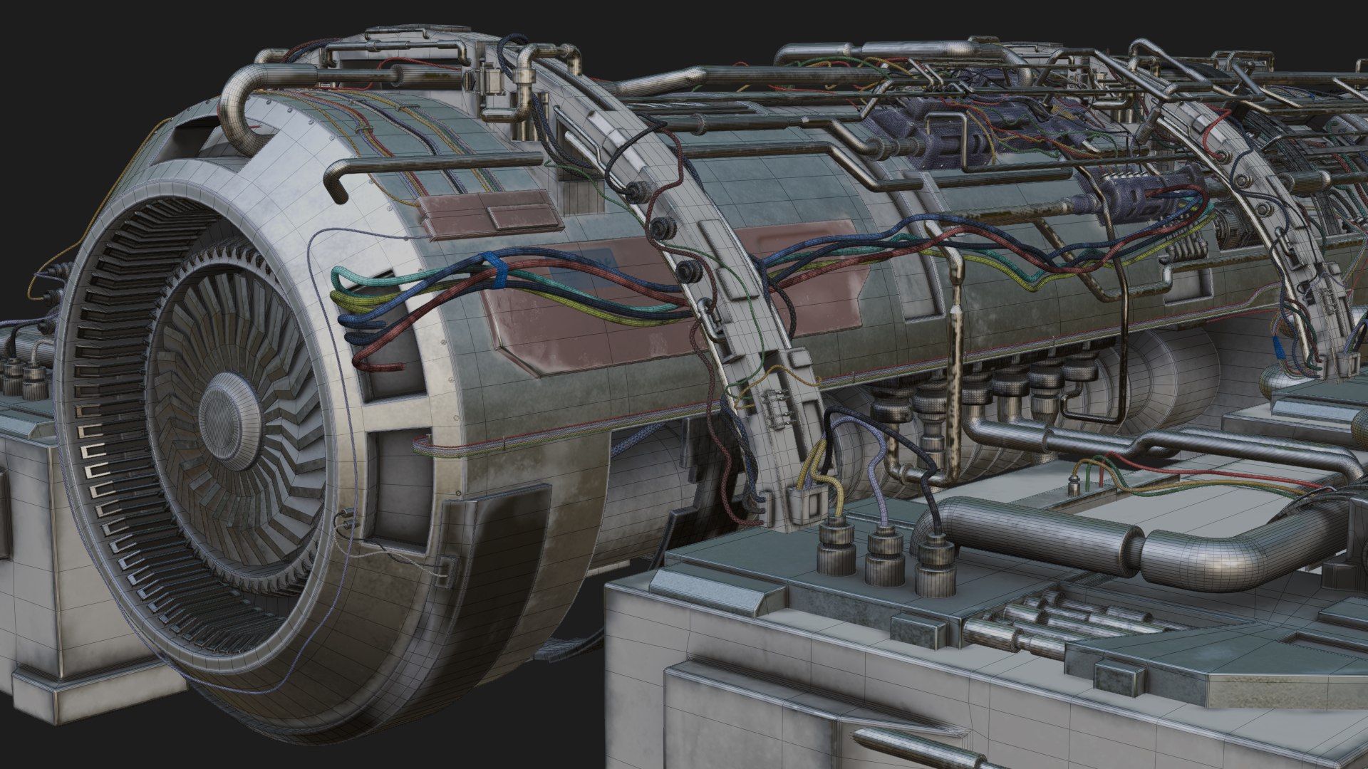 3D Model Jet Engine - TurboSquid 2324705