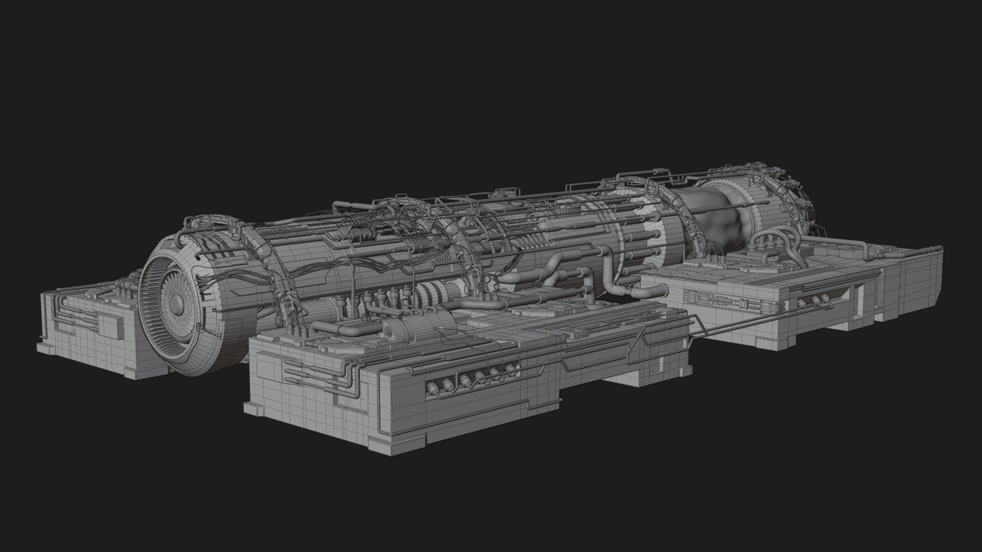 3D Model Jet Engine - TurboSquid 2324705