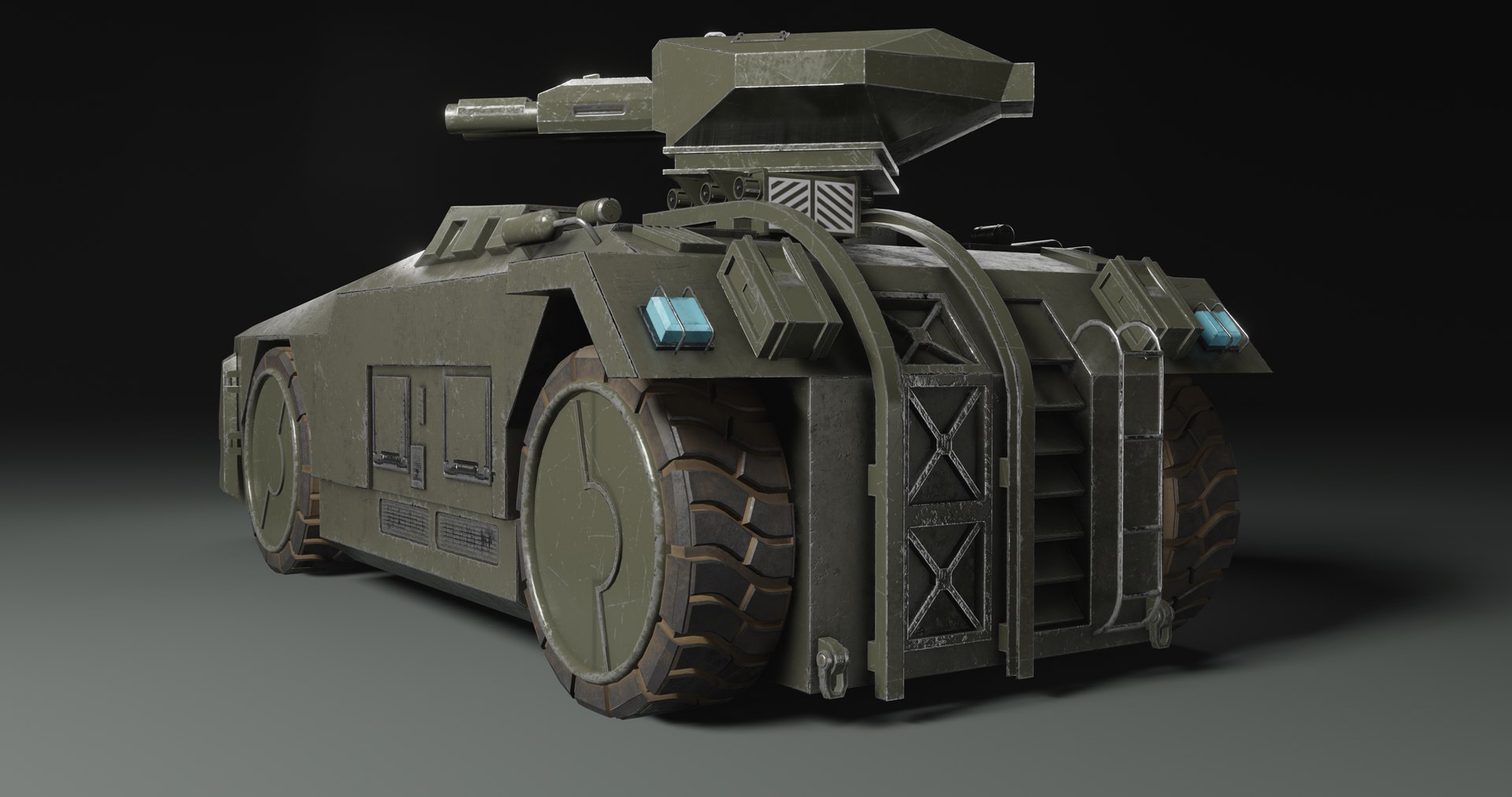 3D M577 Armored Personnel Carrier Model - TurboSquid 1933804