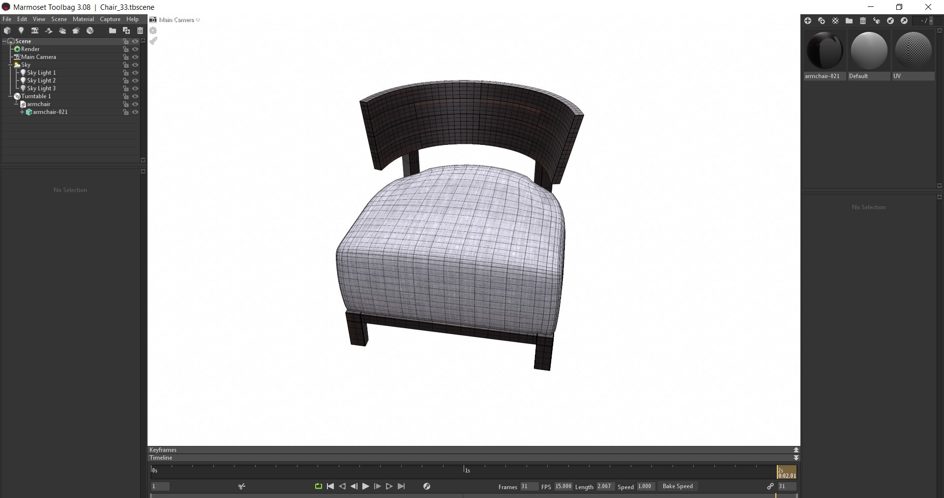 Arm Chair 33 3D Model - TurboSquid 2112907