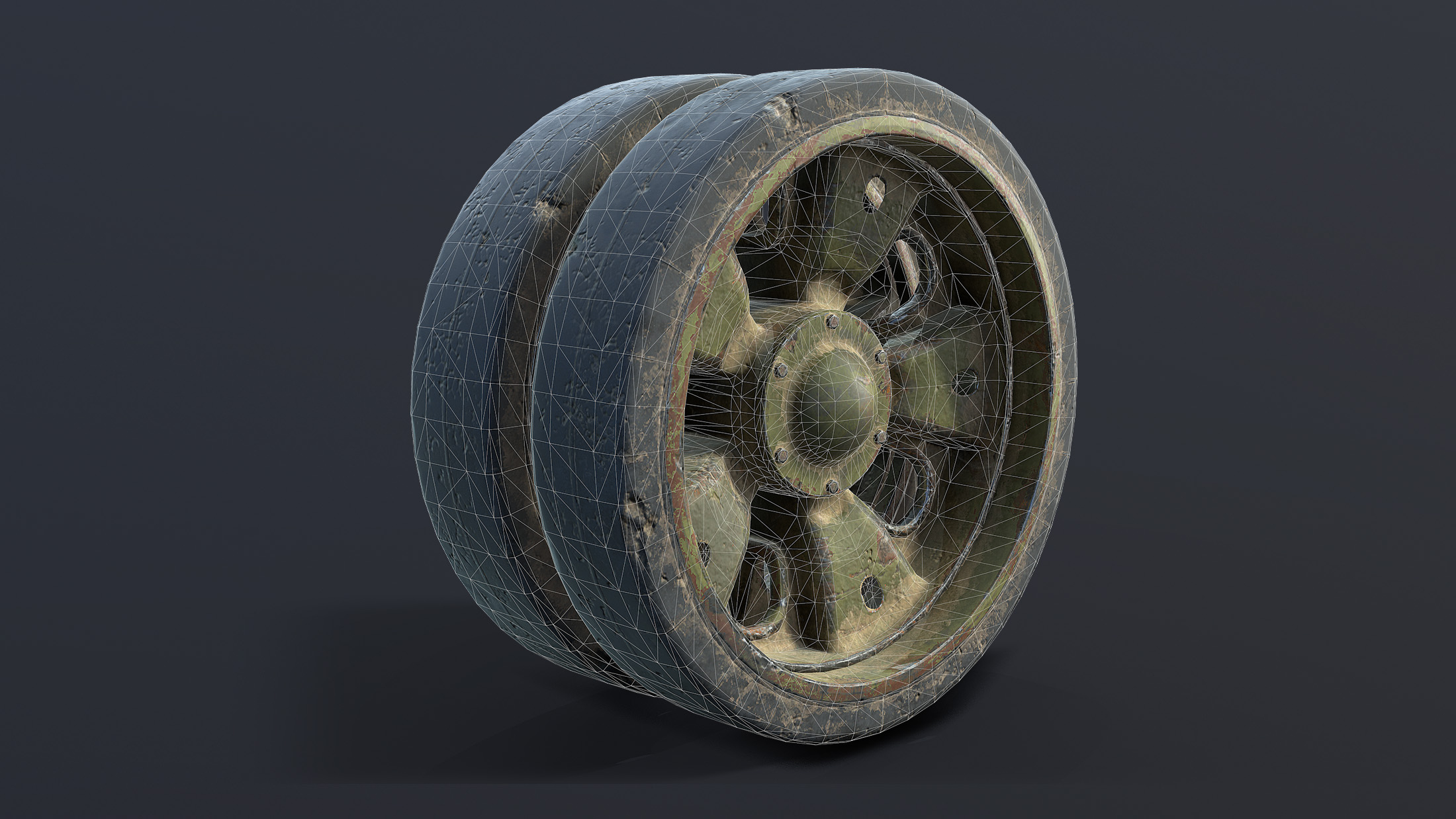 3D wheel soviet tank t-55 - TurboSquid 1659749