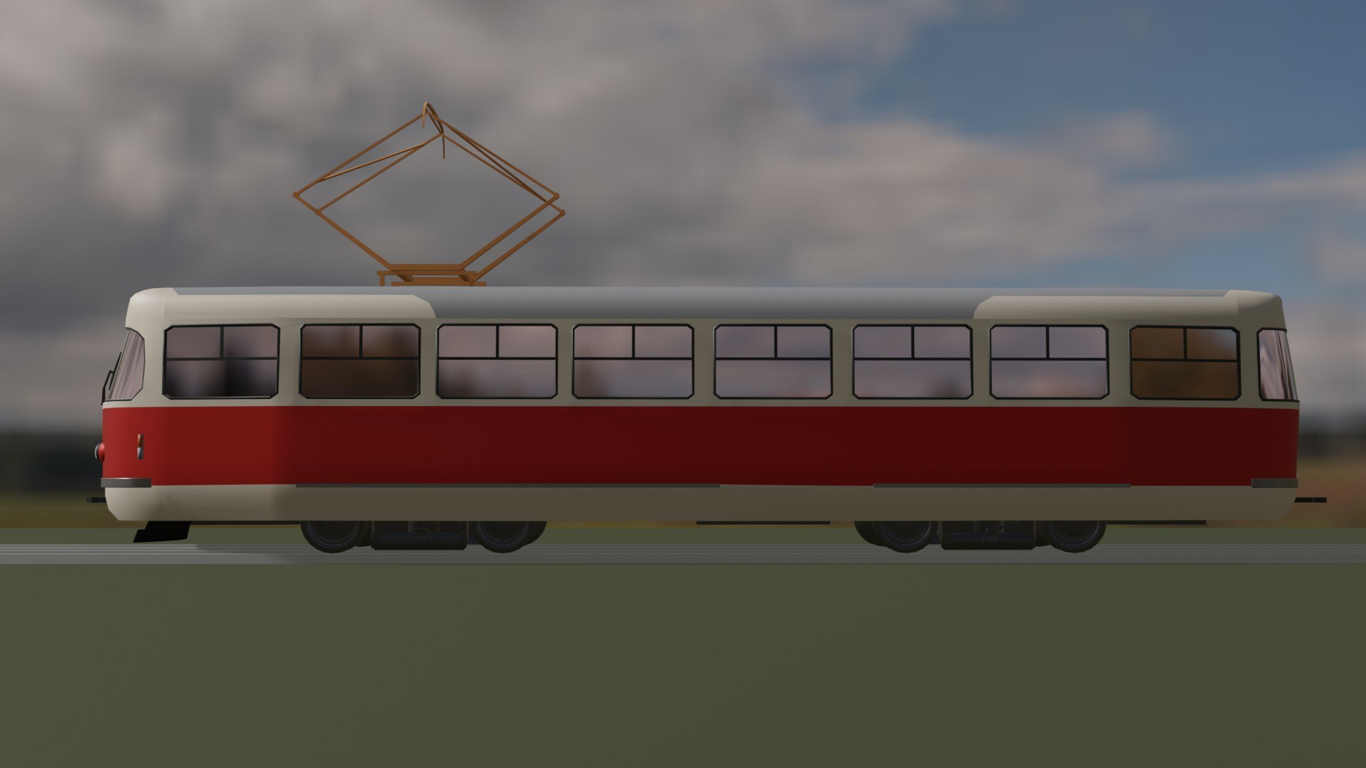 3D Tram Tatra T3 Czech Russian Soviet Union Game Ready - TurboSquid 1814401