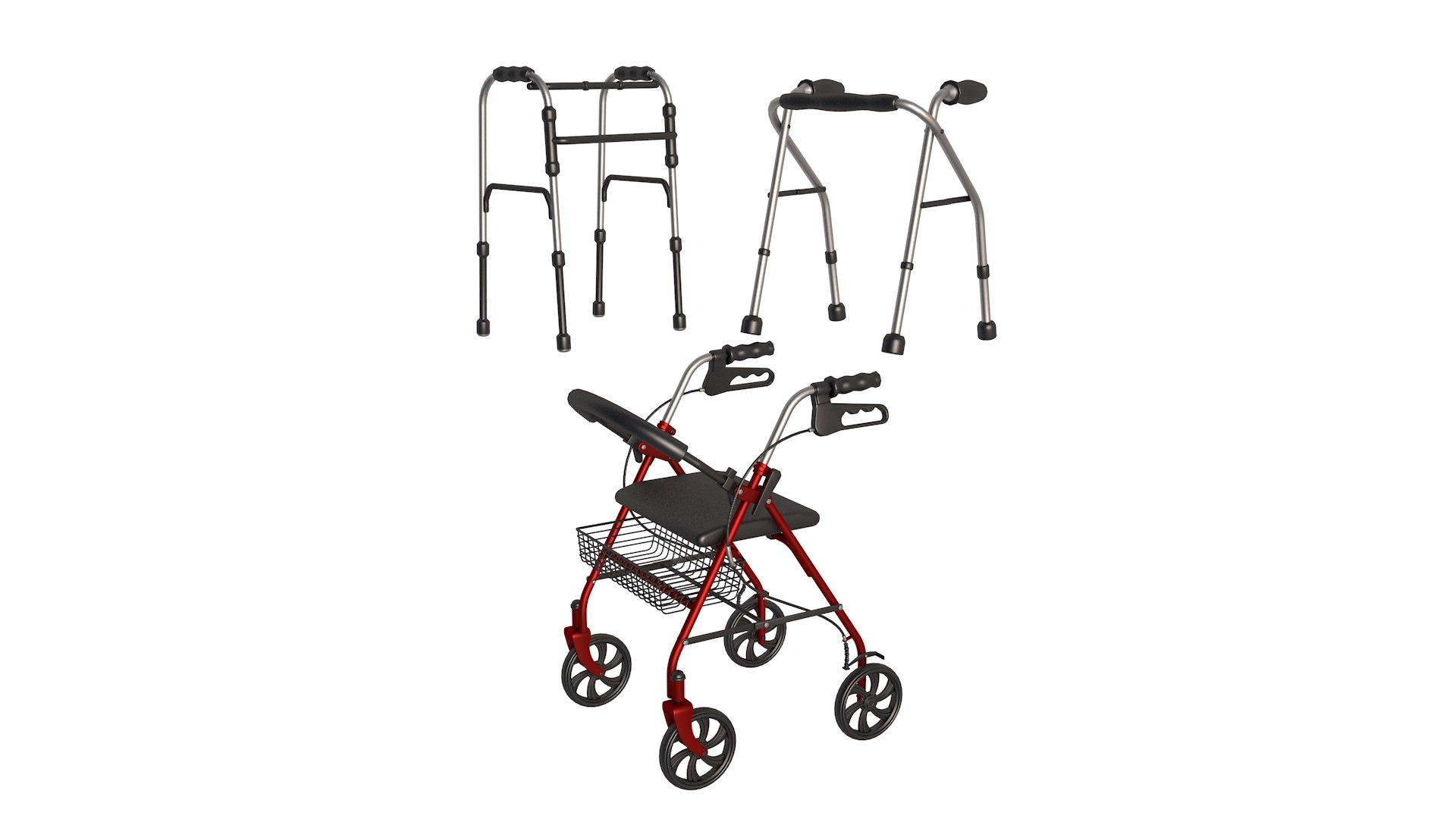Rollator Walker Collection 3D Model - TurboSquid 1983156