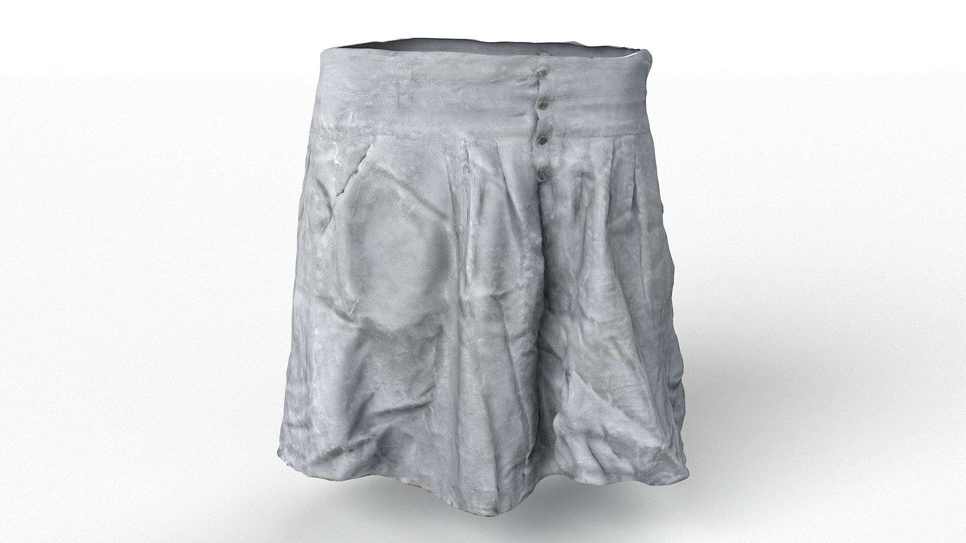3D rotten skirt cloth model - TurboSquid 1673798