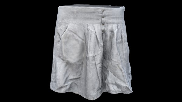 3D rotten skirt cloth model - TurboSquid 1673798