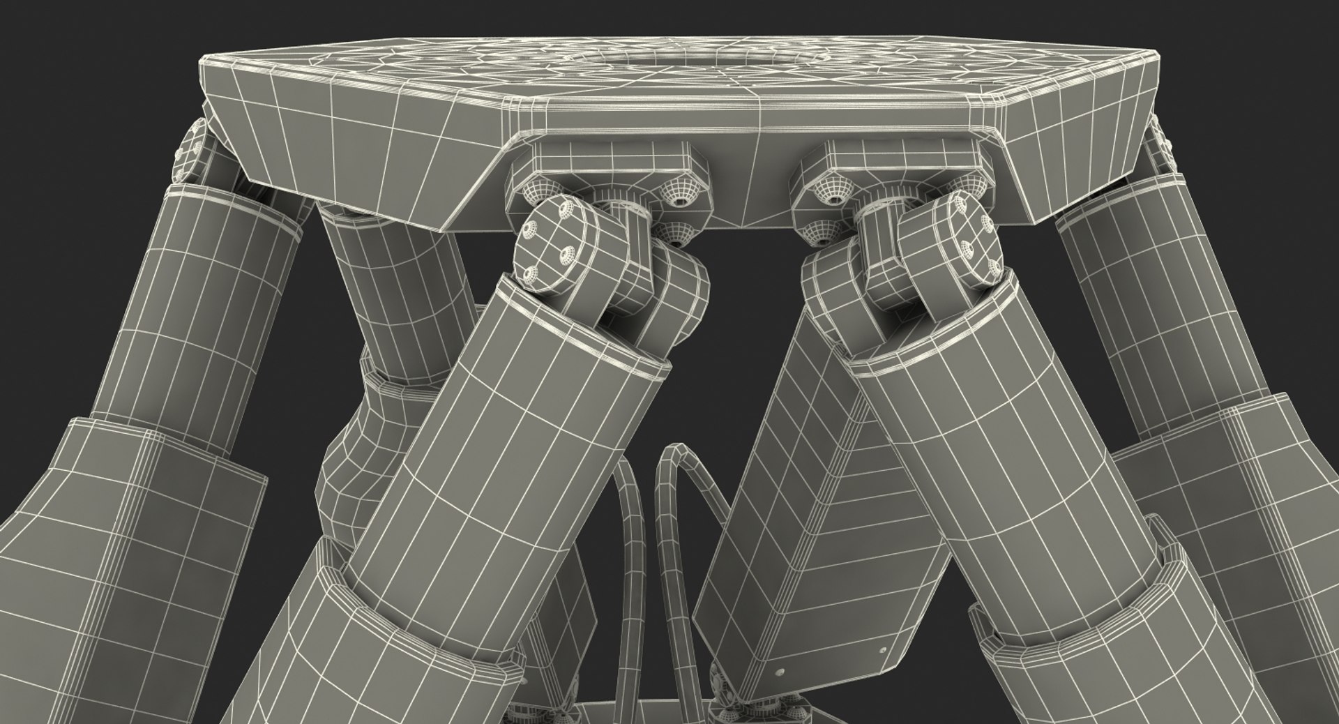 Hexapod platform 3D model - TurboSquid 1296426