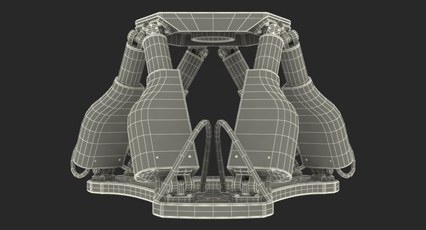 Hexapod platform 3D model - TurboSquid 1296426