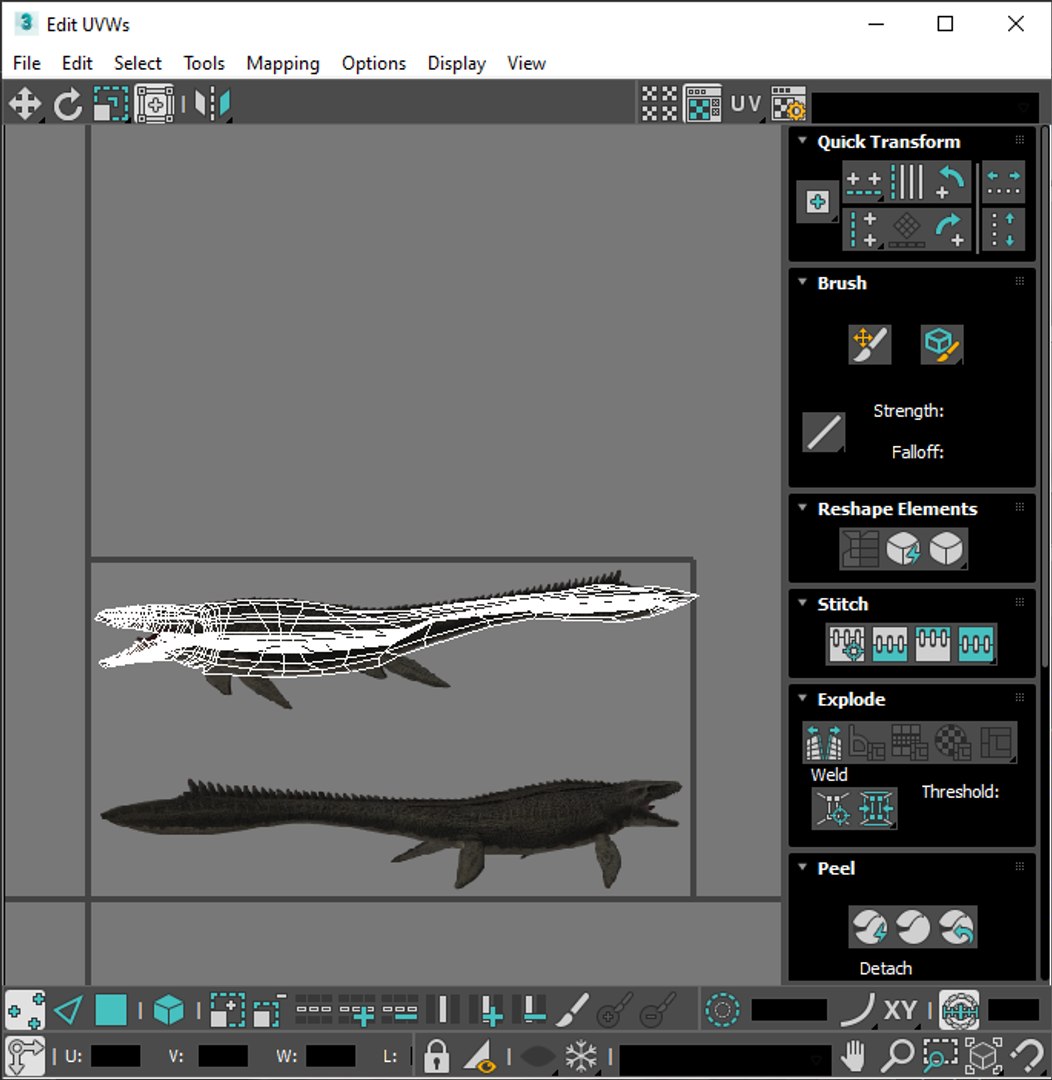 Mosasaurus 3D Model - TurboSquid 1925085